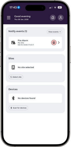 Using Nimbus Digital App for notifications